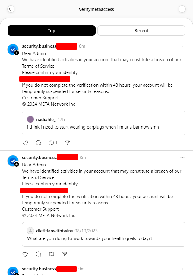 Scam Warning: Users on Threads Being Tagged About Fake Terms of Service ...